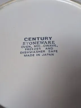 Century Stoneware | Dining | Vintage Century Stoneware Dinner Plate ...